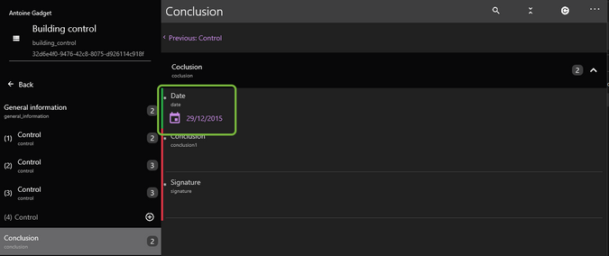 Fields assignable from tasks | iCL Documentation