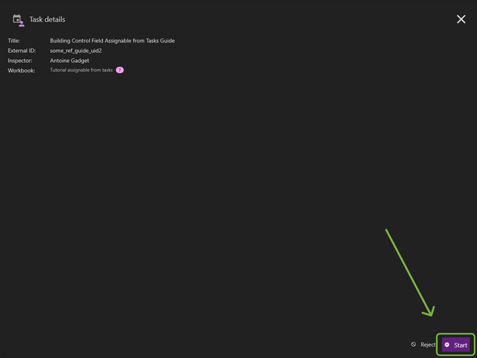 Fields assignable from tasks | iCL Documentation