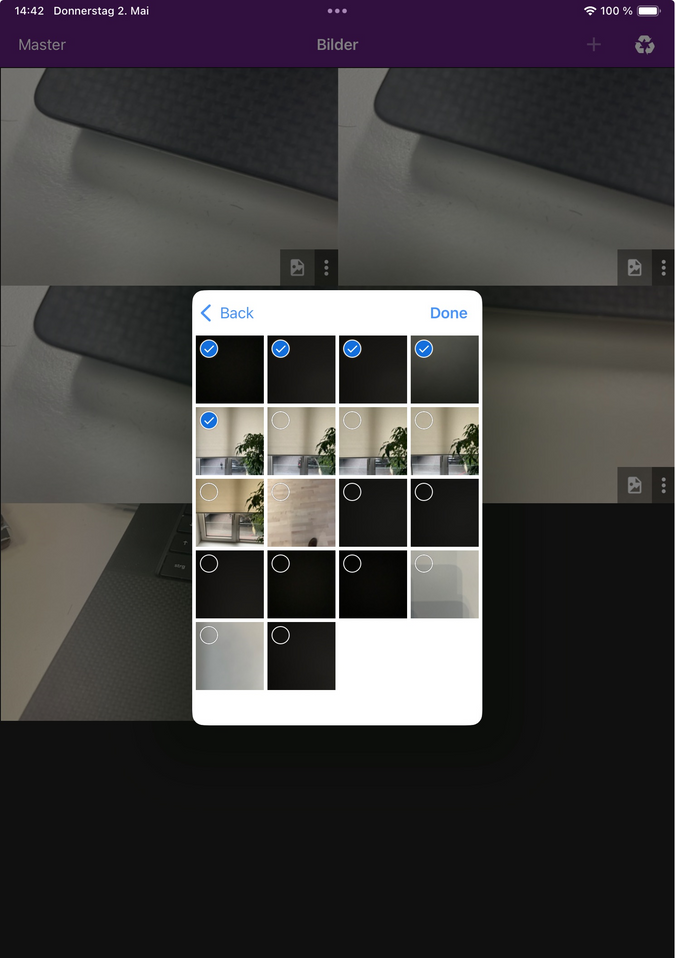 Checklist Menu | iCL Documentation