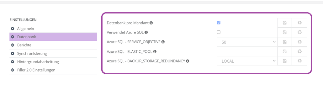 Settings | iCL Documentation