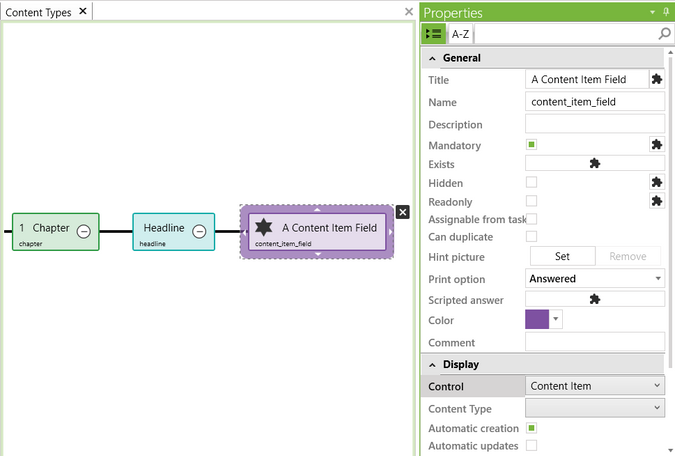 Using content types in iCL Designer | iCL Documentation